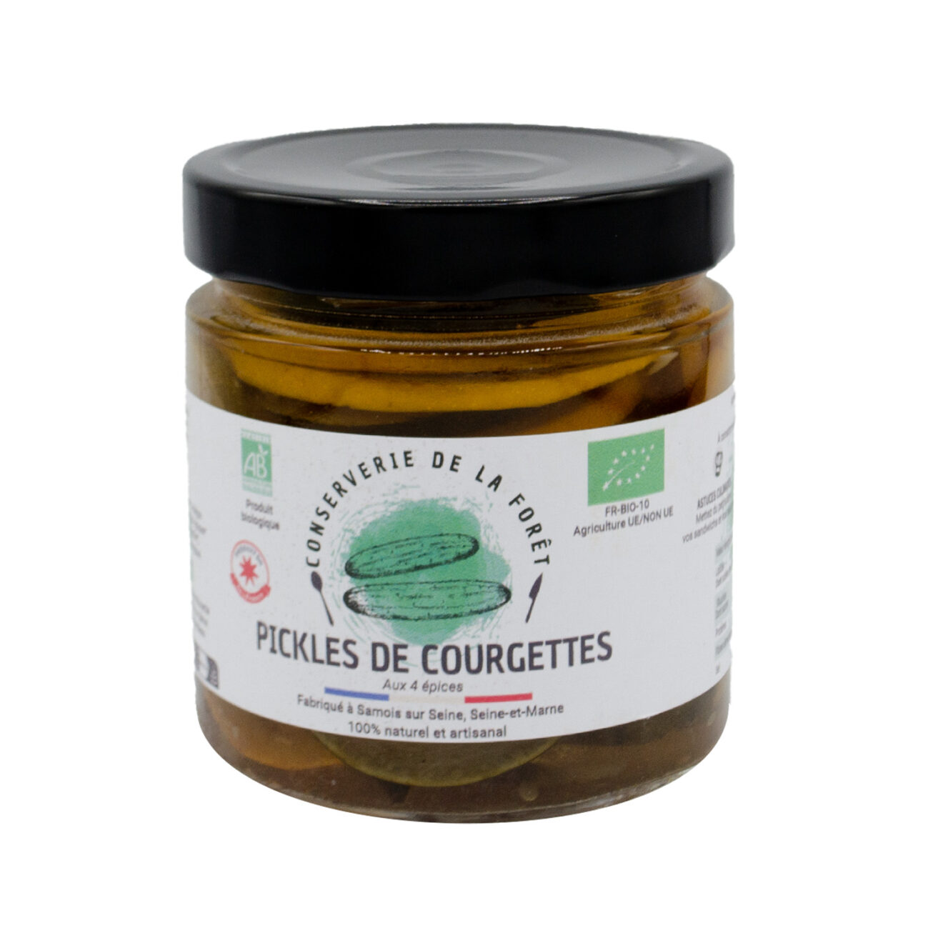 Pickles courgettes aux épices - Conserverie de la Forêt